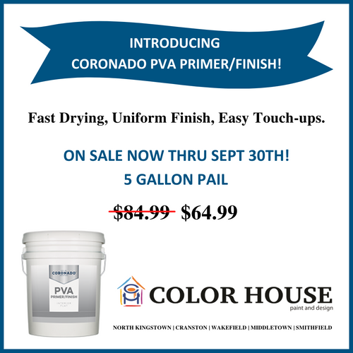 Introducing Coronado PVA Primer/Finish to The Color House Product Cata
